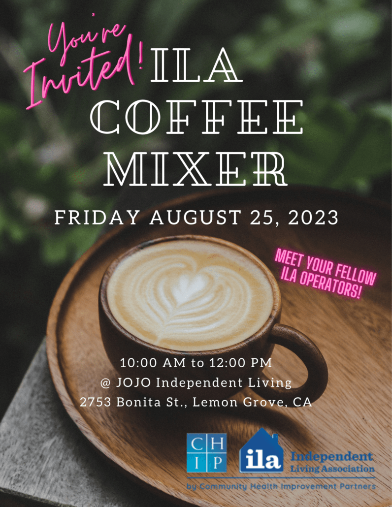 ILA Coffee Mixer - Independent Living Association - ILA California